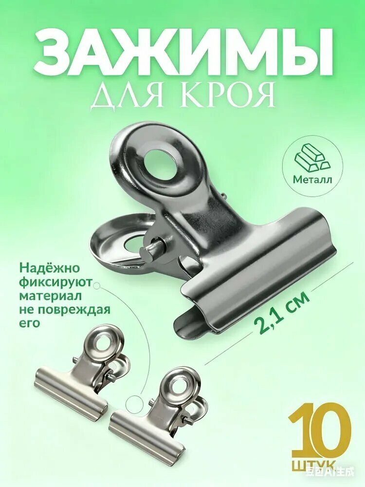 Зажимы для фиксации, прищепки для кончиков и верхней формы, металлические, 10 штук