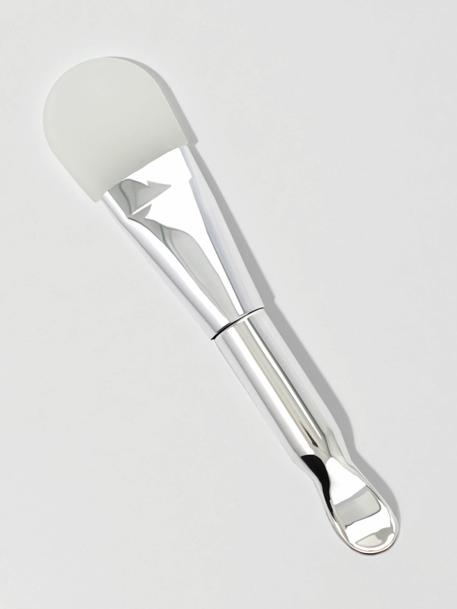 Кисть для масок SILVER, силиконовая, с лопаткой, 14, область применения: для лица