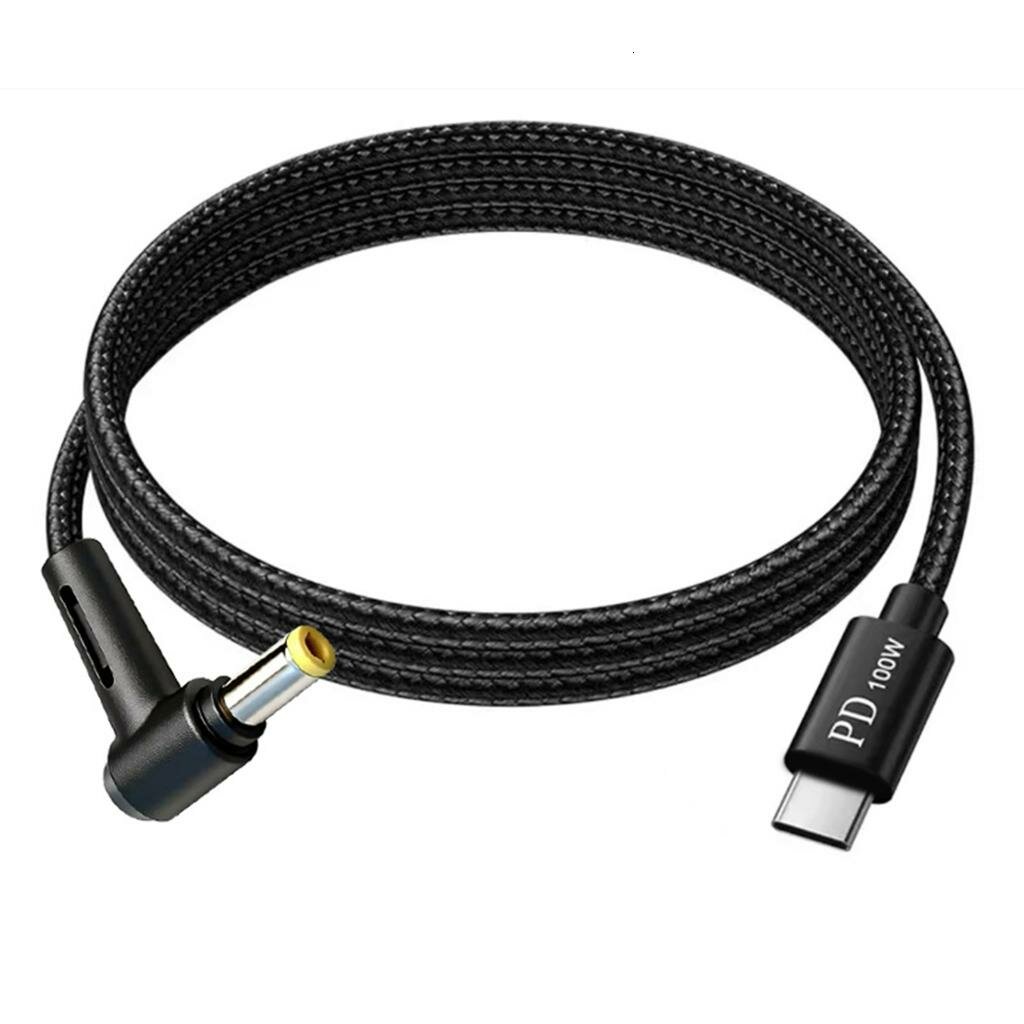 Кабель Type-C — DC5521, колено 5.5x2.5 мм