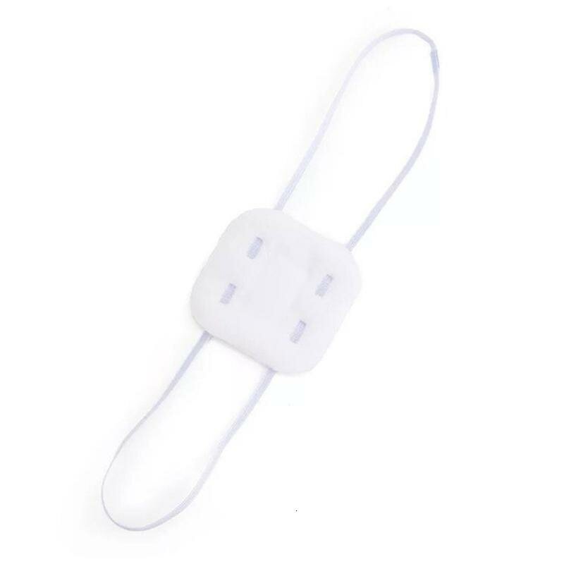 Аниме-маска для глаз с вышивкой в виде сердца, Белый вторичный глаз