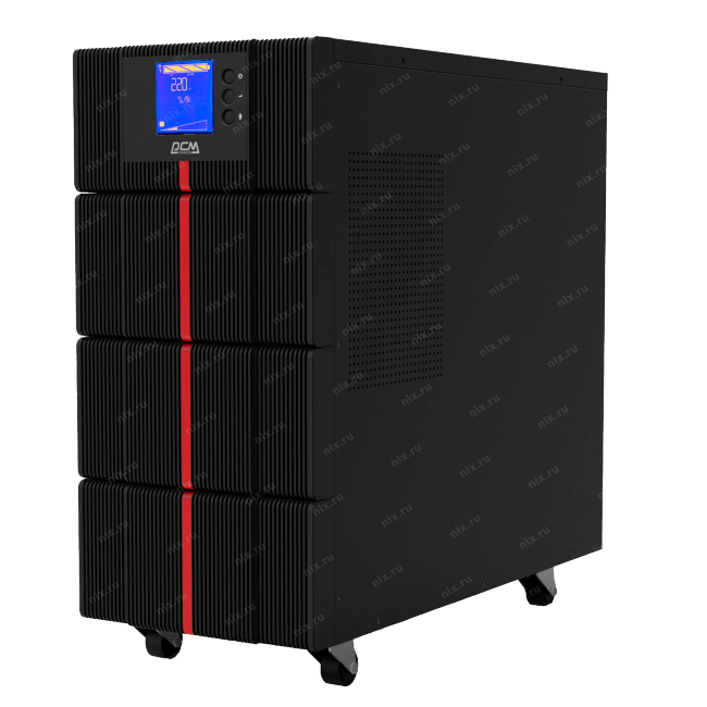 Powercom MAC-10K UPS double conversion, 10KVA, 10KW, LCD, Tower, 8