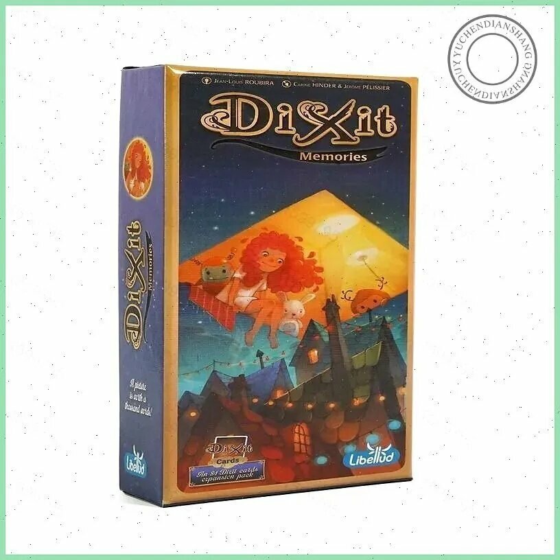 Расширенный пакет Dixit Memories (Диксит) (original English version). Игра на английском.(лазурный)