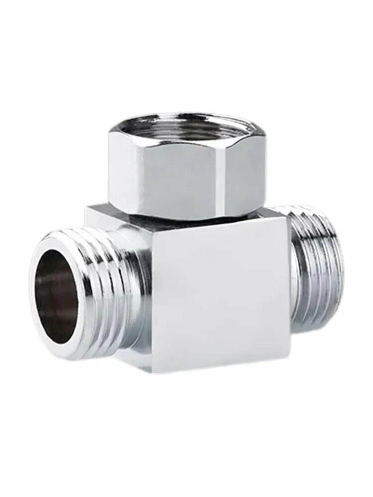 Тройник для крана стиральной машины - медь