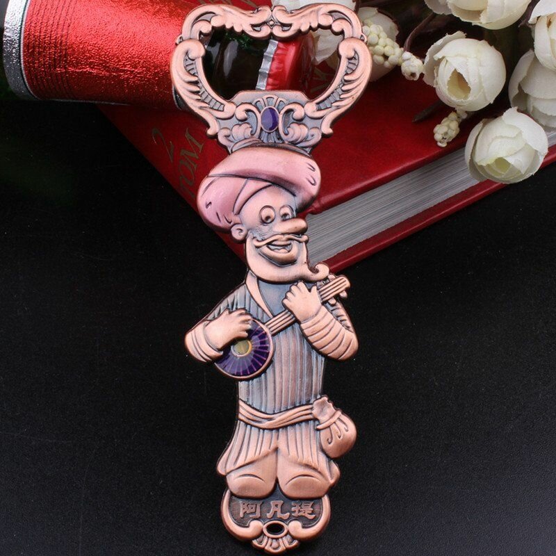 Русский европейский ретро жестяной креативный открывашка для бутылок Afanti, двусторонний открывашка для вина, открывашка для пивных бутылок, брелок