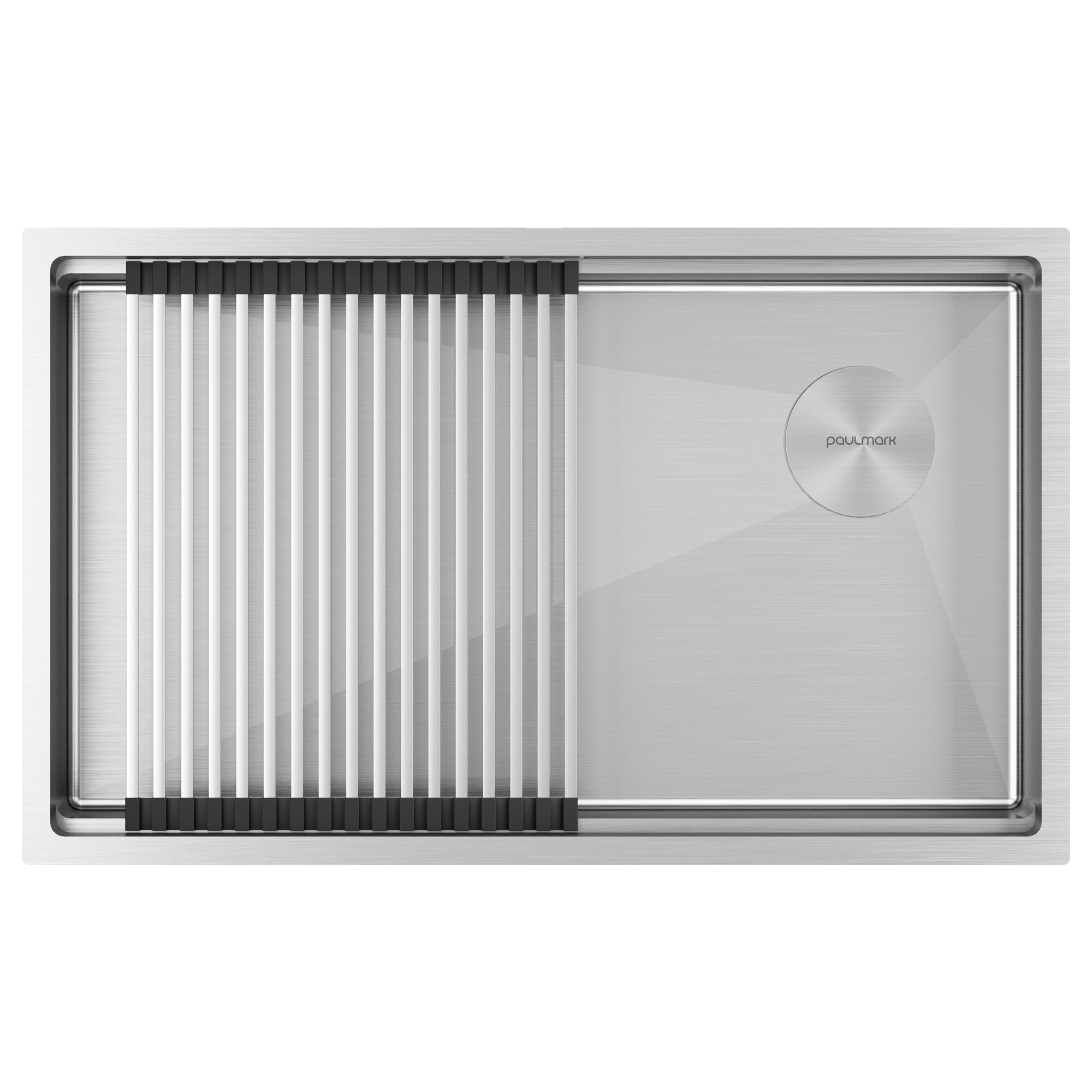 Кухонная мойка Paulmark NEXT-PRO 74 UNI PM707445-BS брашированная сталь Нержавеющая сталь