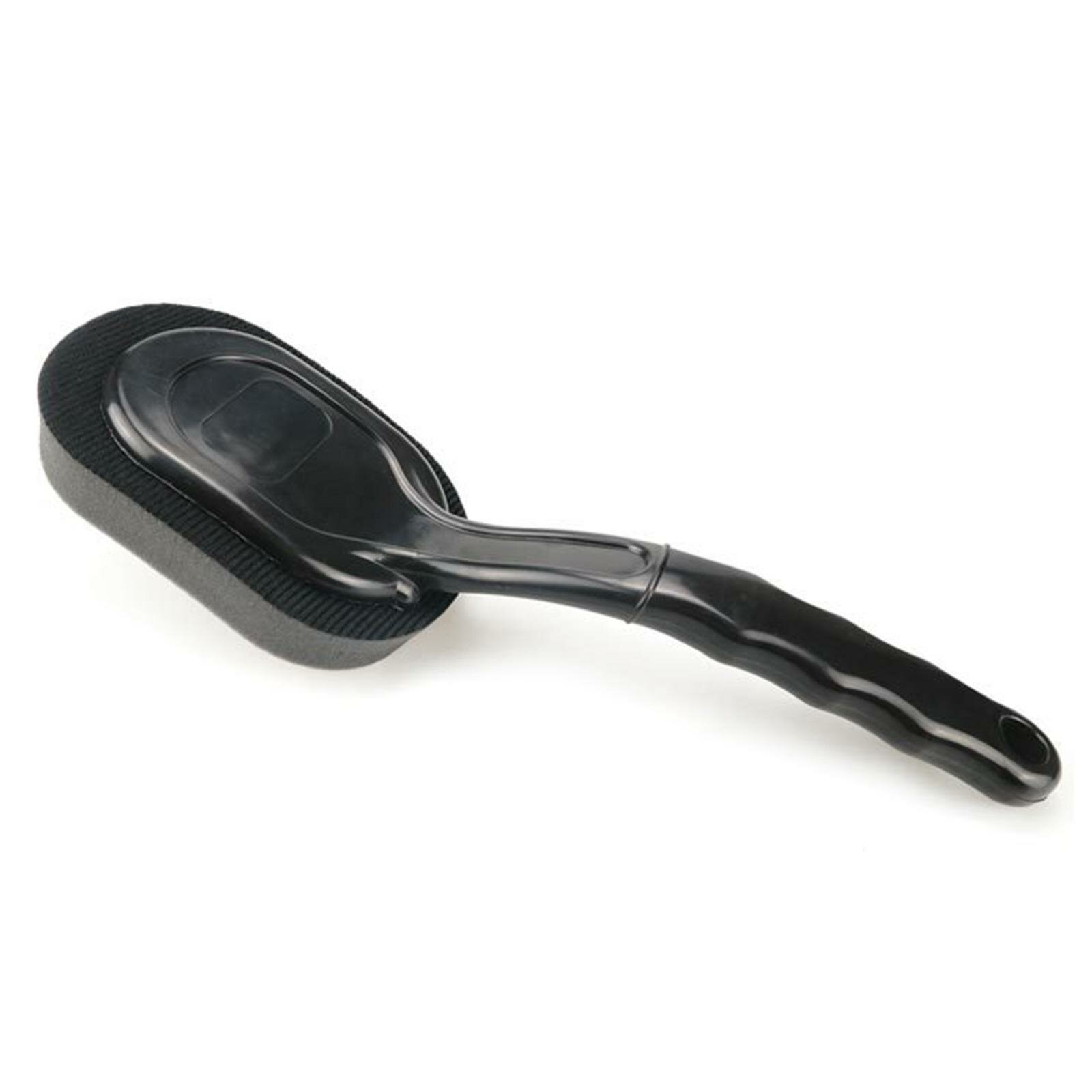 Аппликатор для блеска шин черный с изогнутой ручкой