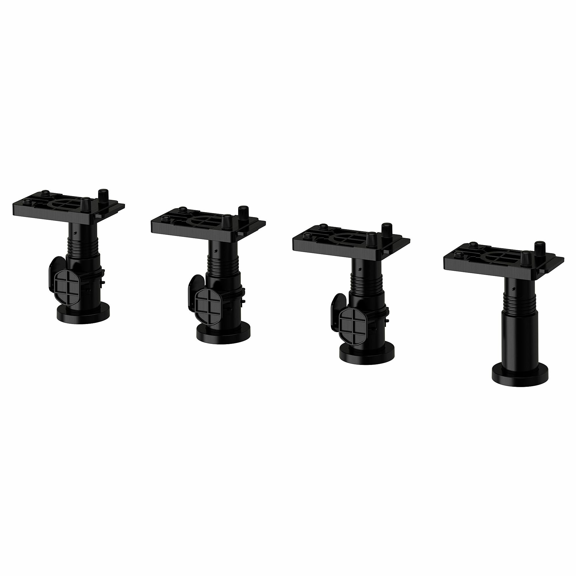 IKEA METOD / метод, ножка, черный, 8 см