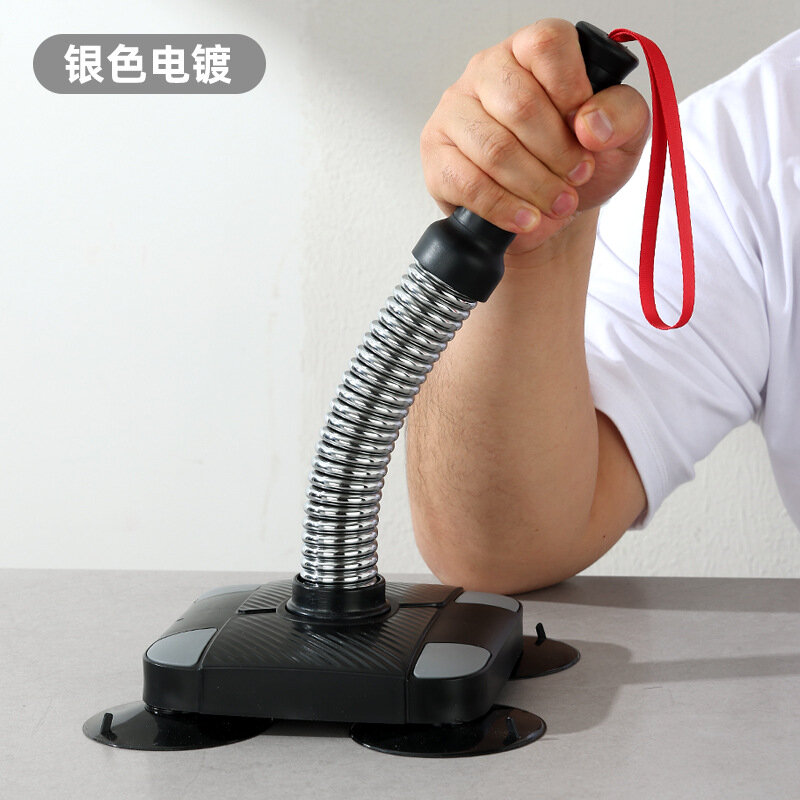 Тренажер для армрестлинга для мужчин, упражнения на силу рук, тренажер для силы запястий с присоской, брусок для силы рук, пружинный тренажер для силы хвата