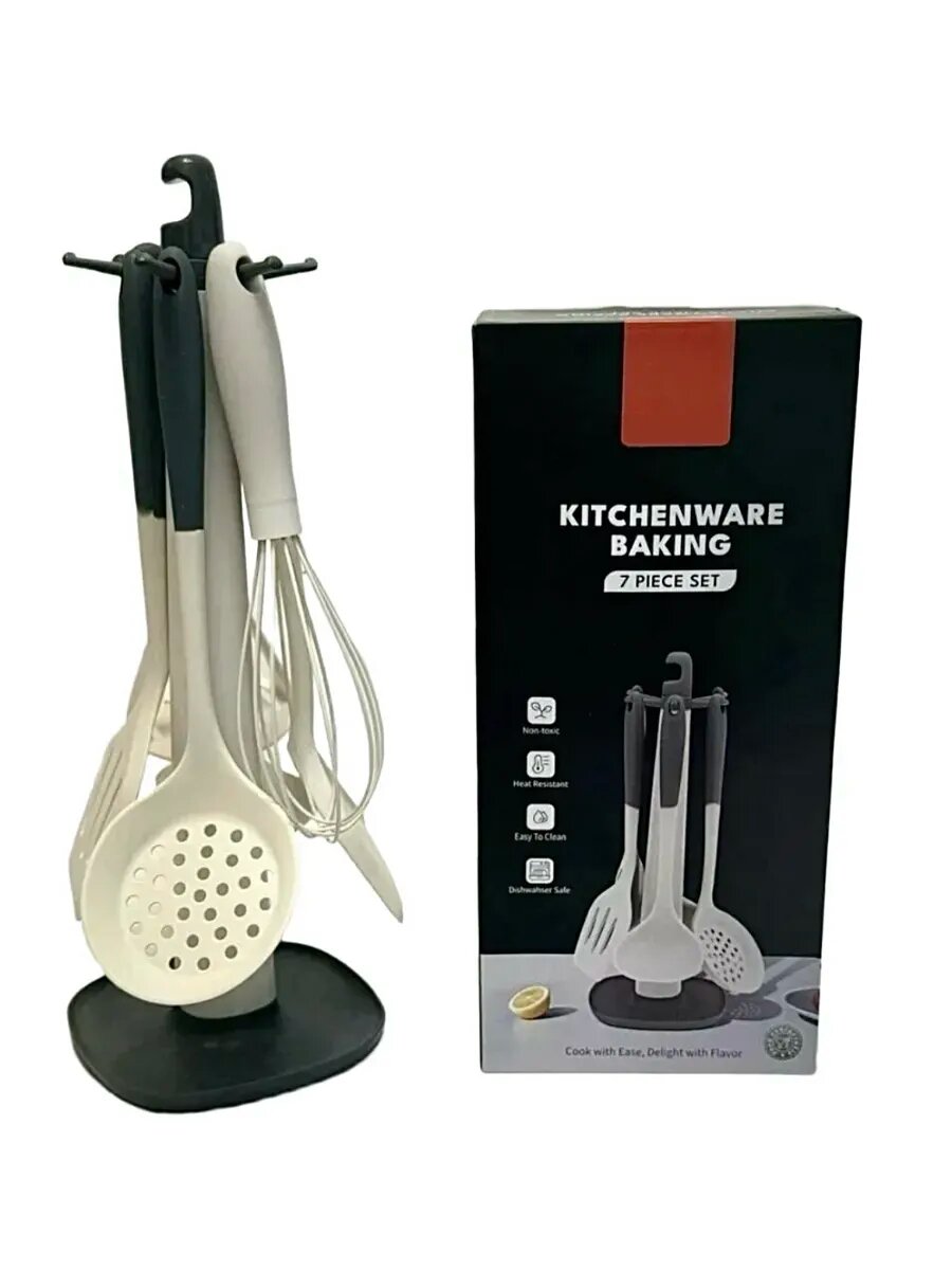 Кухонный набор с подставкой 7 предметов