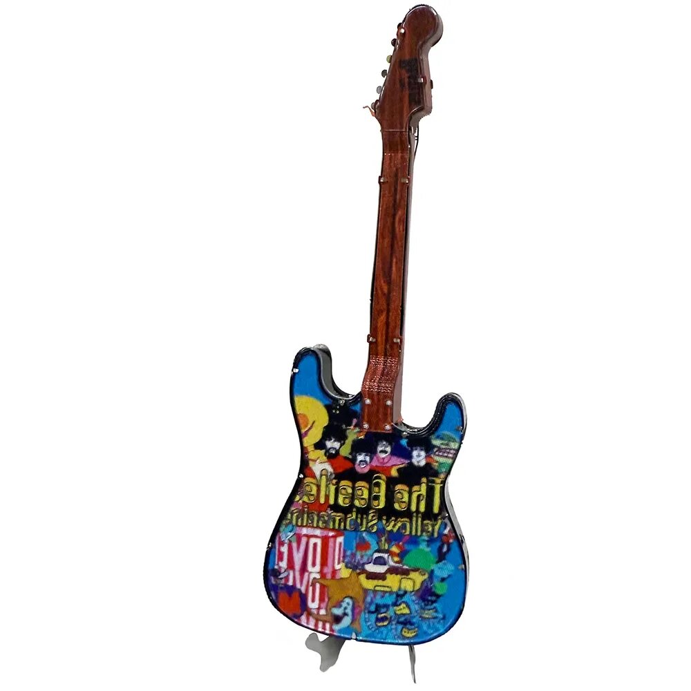 3D Металлическая головоломка DIY Модель игрушек /Красочная гитара