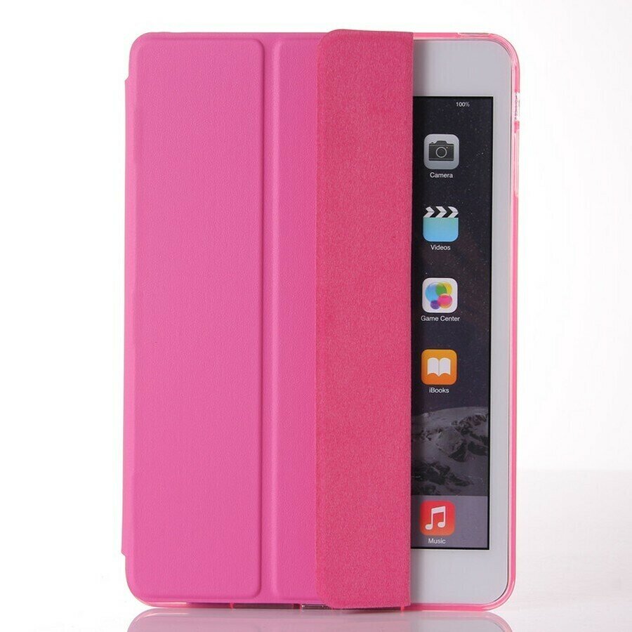 Чехол-книга Smart Case без логотипа для планшета Apple iPad Pro 12.9" (2020) розовый