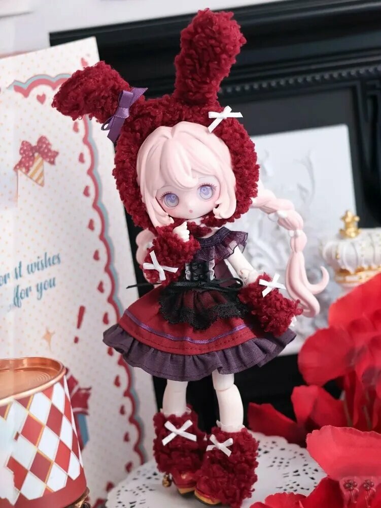 LEI-Doll Одежда для кукол Ob11 с 8 минутами 12 минут 17 см, костюм bjd Коллекционная одежда для шарнирных кукол Эксклюзивная серия 2025