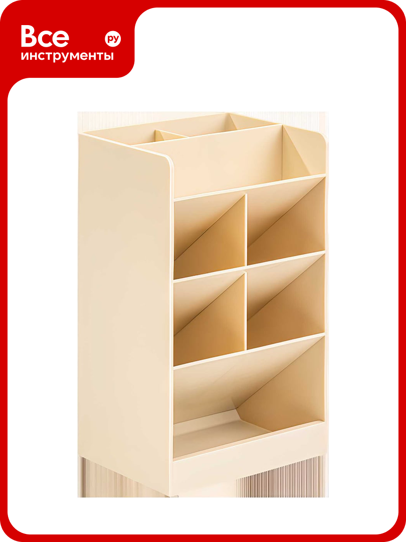 Подставка для пишущих принадлежностей DELI 8939, 120*91*205 мм, белая 8939-WT