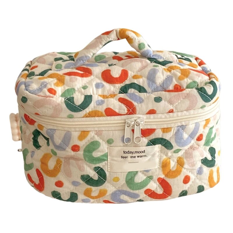 Красочные Милые Органайзеры для Косметики, Стильная Сумка для Хранения Косметики и Инструментов с Большим Отверстием Для Ежедневного Использования