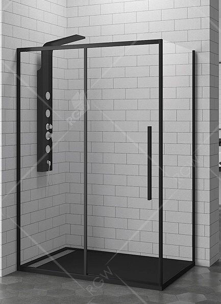 Душевой уголок RGW Stilvoll SV-42B 140х70 профиль черный