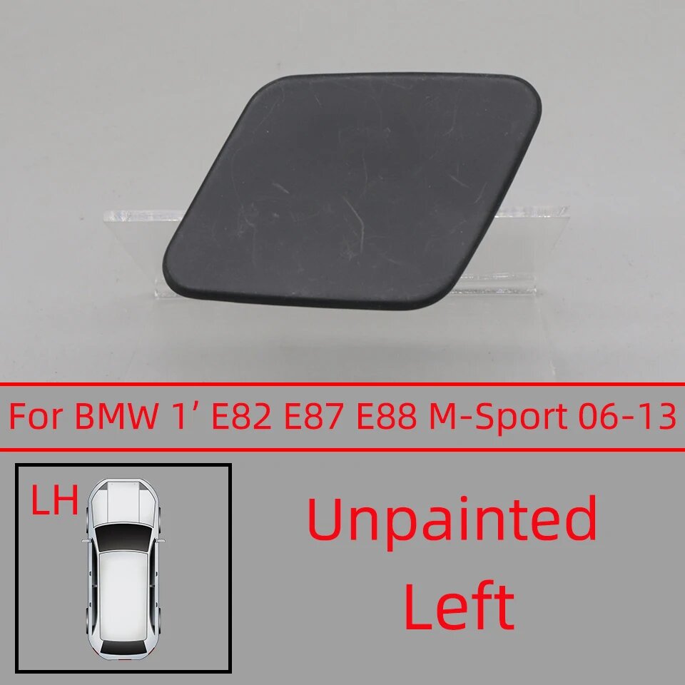 Насадка омывателя фары BMW 1 E82 E87 E88 M-Sport, Left, Unpainted