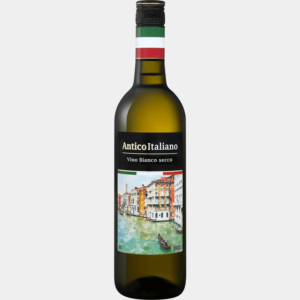Вино белое сухое Антико Итальяно Бьянко Секко 0.7 л. Россия