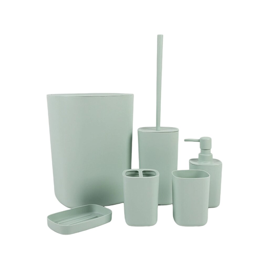 Набор гигиенических пластиковых планировщиков для ванной комнаты с 6 отделениями, Инструмент и План установки в комплекте