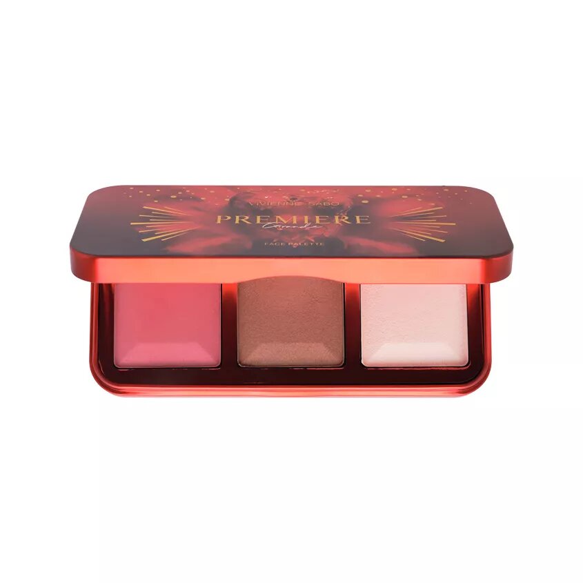 Палетка для скульптурирования лица VIVIENNE SABO PREMIERE GRANDE (пудра, румяна, бронзер) тон 01