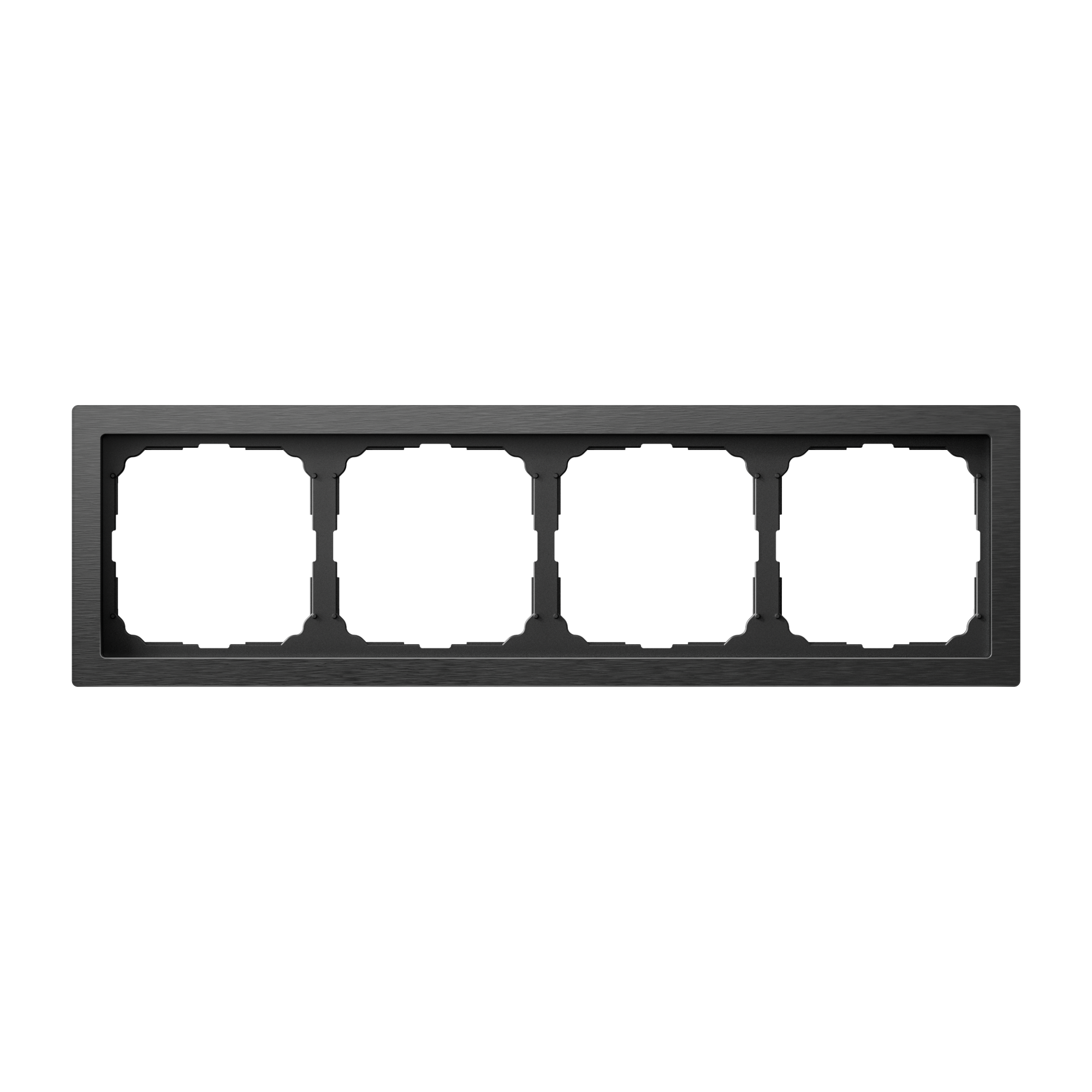 Systeme Electric ArtGallery Pure Металл Оникс Рамка 4-ая, GAL312304