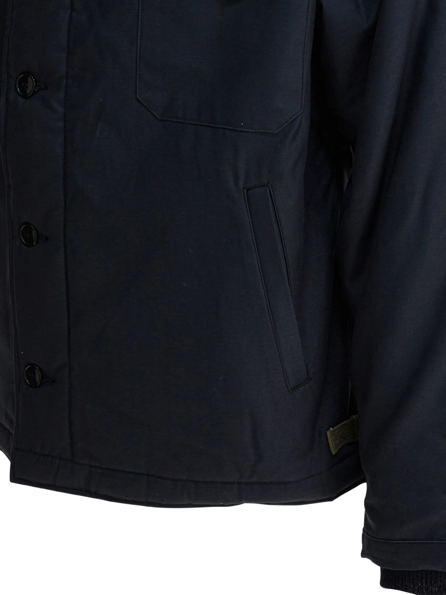 Куртка Buzz Rickson's Button fastening patch pocket jacket, размер XS, blue — фото 1