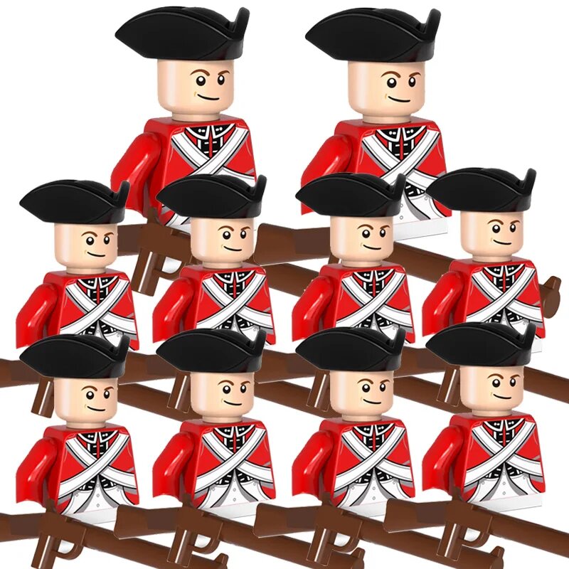 Военные фигурки Наполеона Красный, 10Pcs