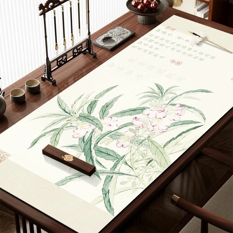 Новый китайский мат в стиле дзен из фетра, специальный коврик для каллиграфии, коврик для письма, китайский стиль, большой размер скатерти для кабинета
