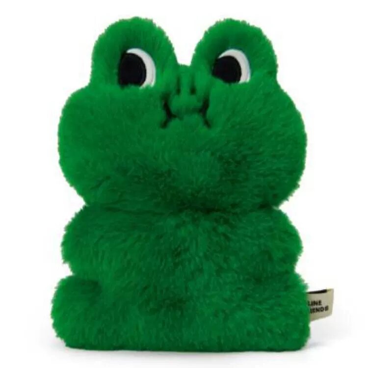 LINE FRIENDS Лягушонок Фрогги Плоская Дизайн Плюшевая Игрушка - Мягкая Кукла для Детей, Милая Карикатура