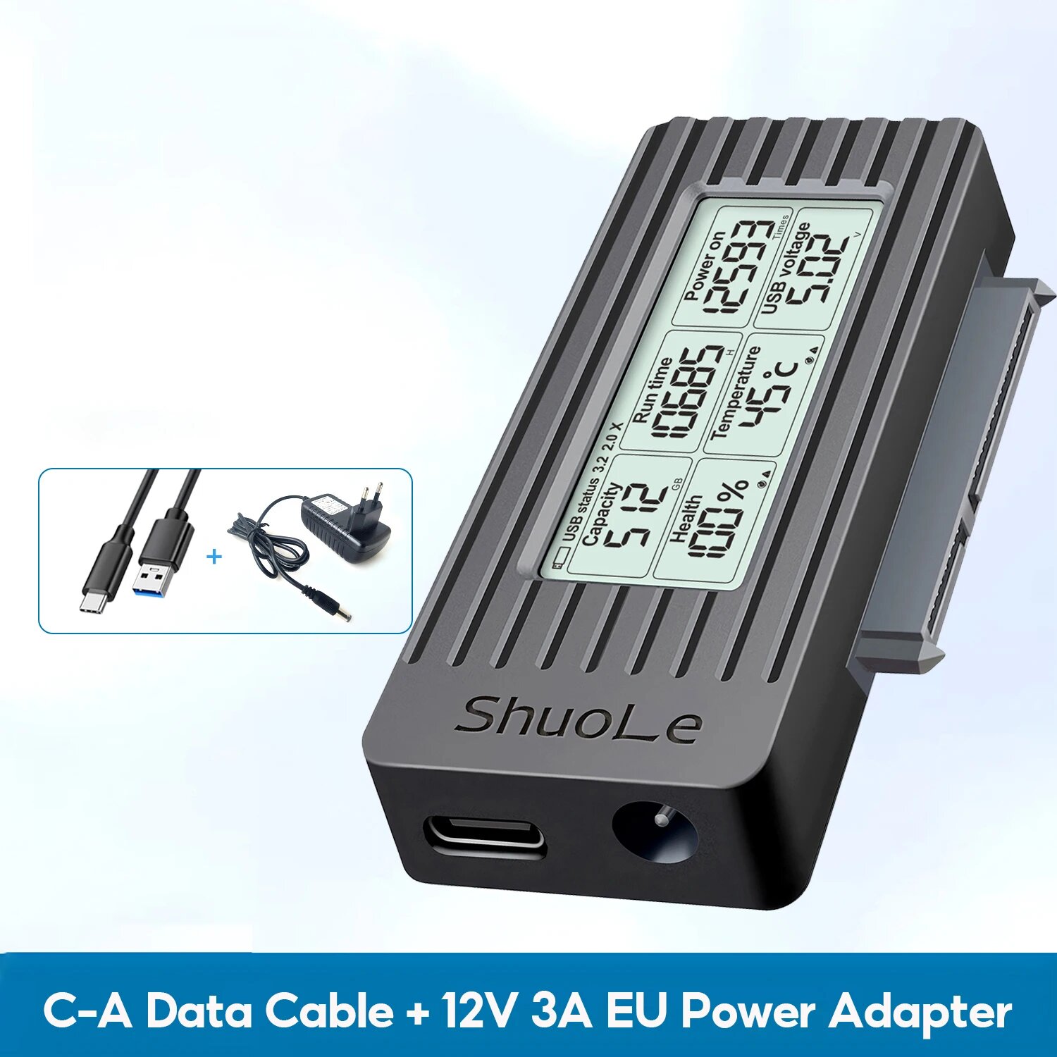 Кабель-переходник USB-SATA Конвертер USB 3.2 3.0 в SATA для 2,5-дюймового SSD HDD Жесткий диск Внешний адаптер Аксессуары