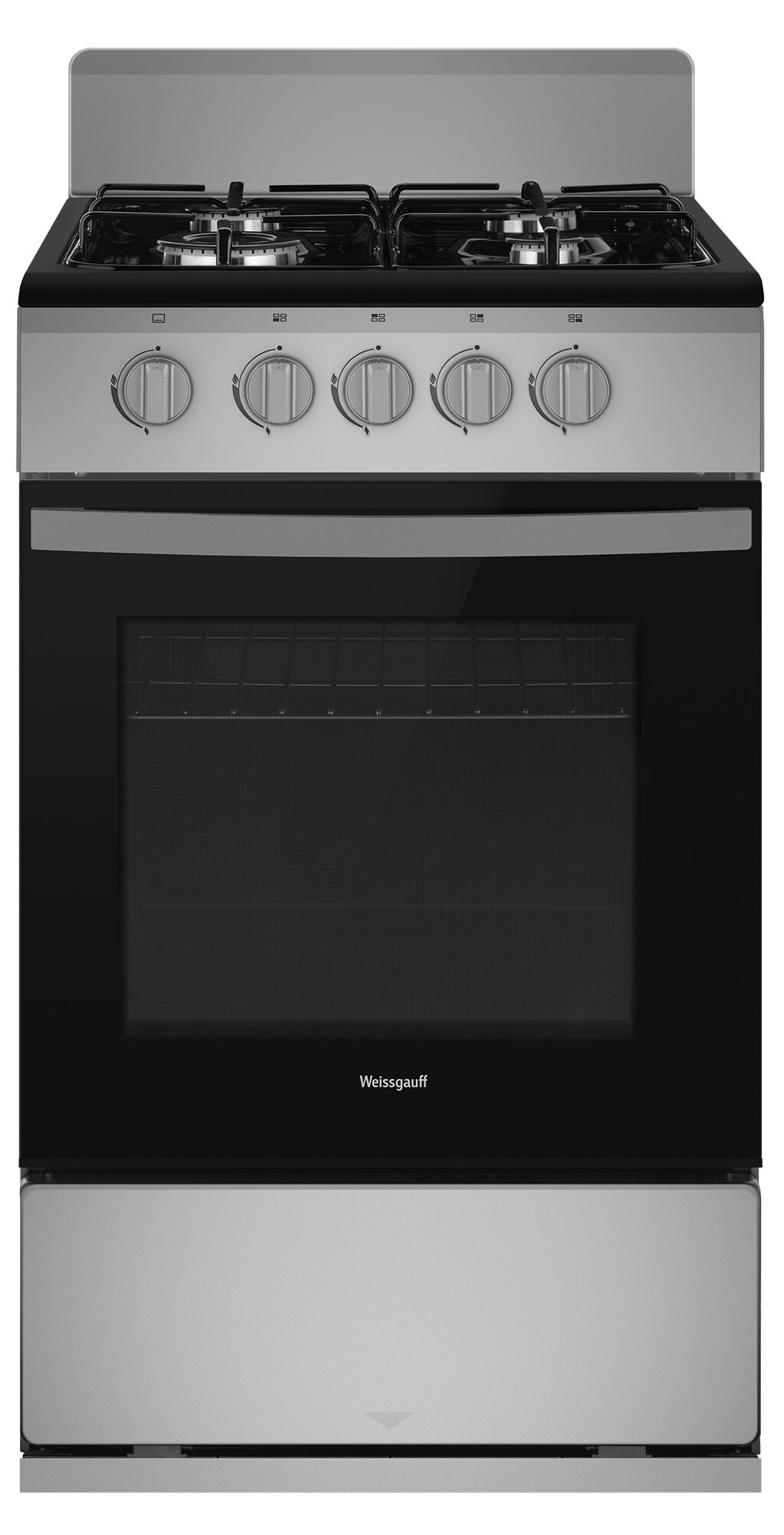 Газовая плита Weissgauff WGSM 5000 X, объем 59 литров, газ-контроль