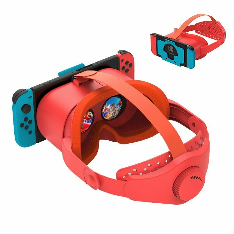 Очки виртуальной реальности 3D для Nintendo Switch и OLED с регулируемыми линзами и легким ремешком для наушников