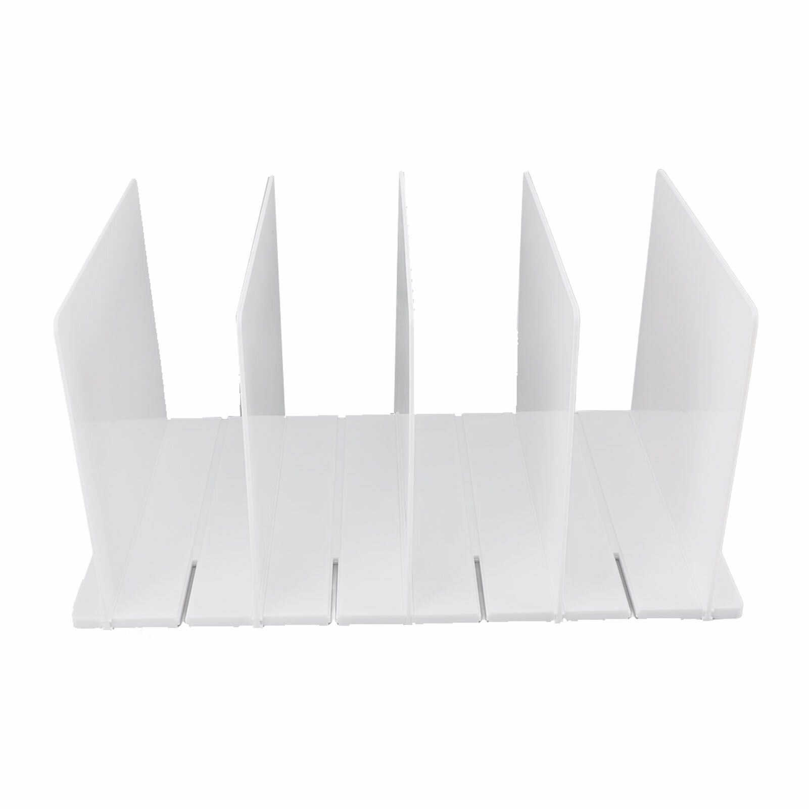 Держатель-разделитель для полки, простая сборка, современный пластиковый органайзер-разделитель для шкафа, для кошелька, книг, посуда, 5 разделителей