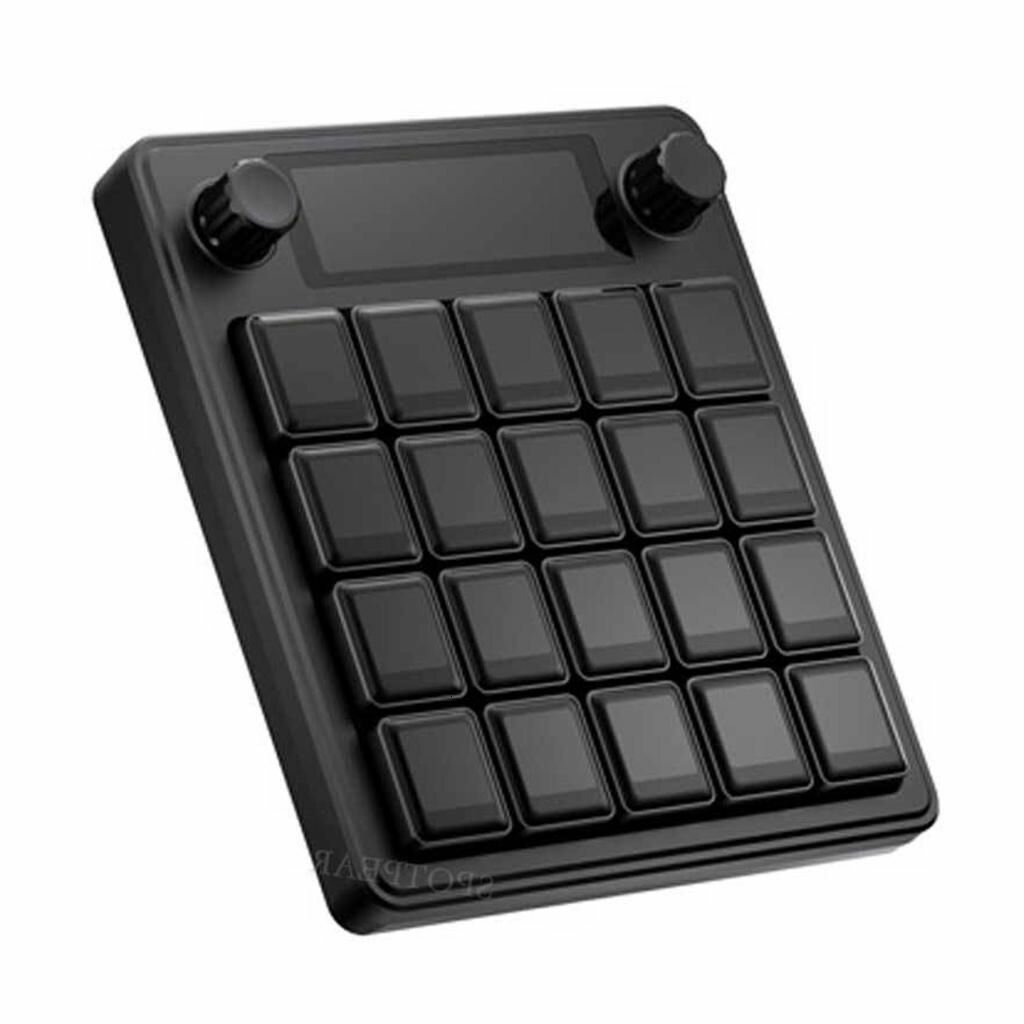 Игровая клавиатура с LCD экраном, Черный