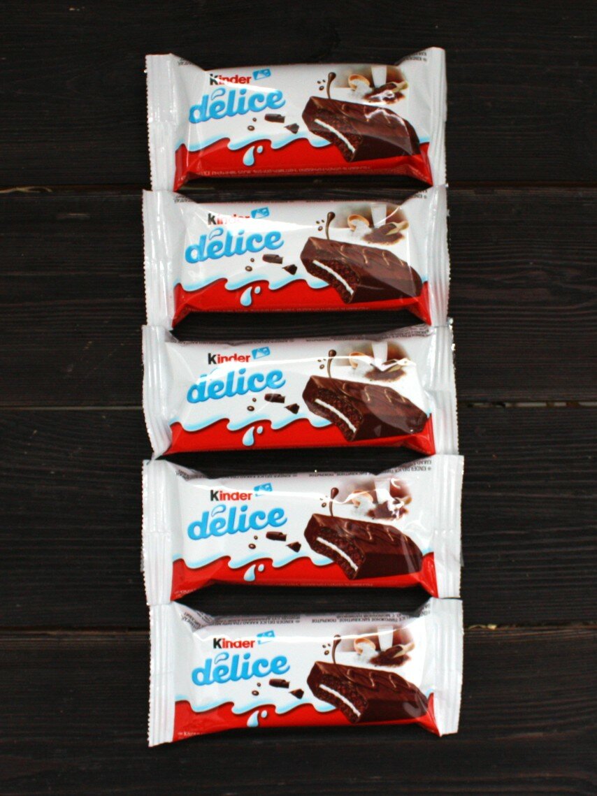 5 пирожных Киндер Делиз