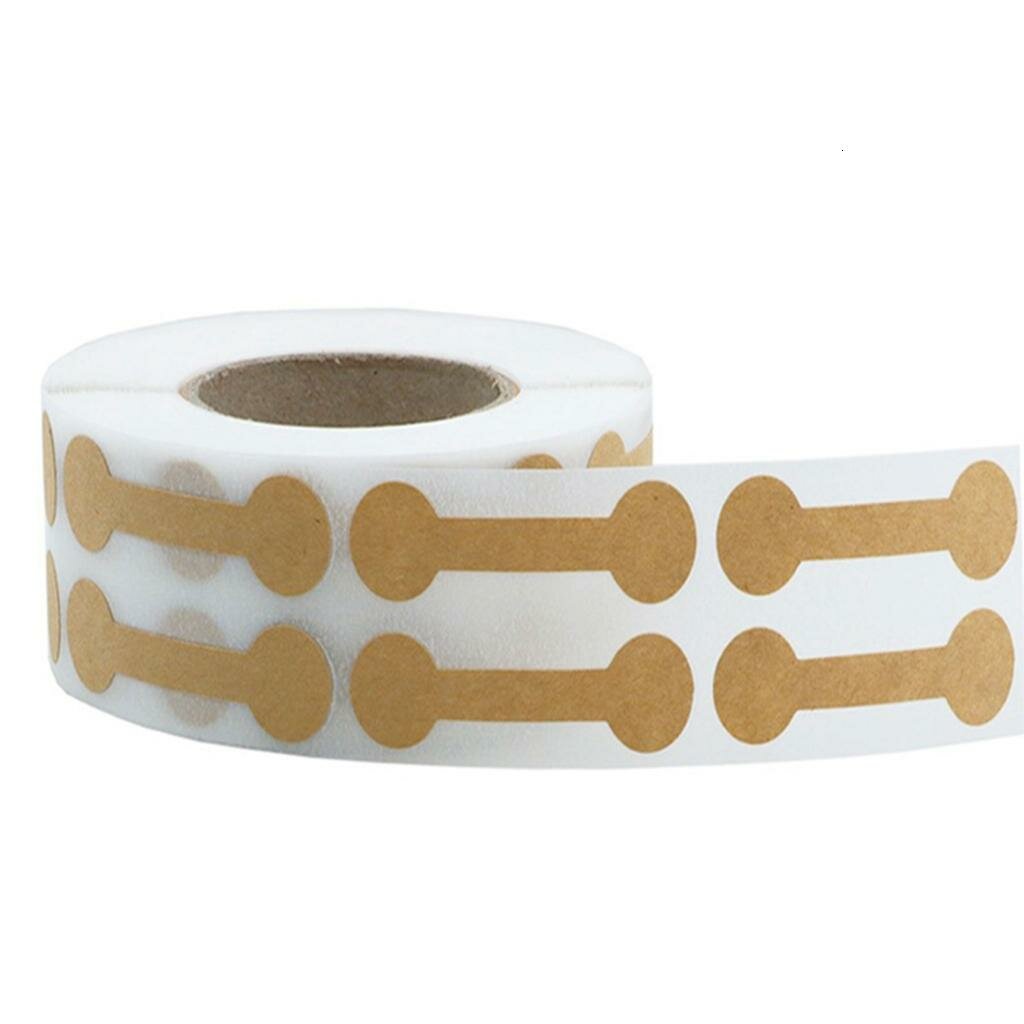 Самоклеящиеся бирки для ювелирных изделий, Коричневый