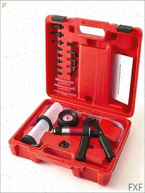 Ручной вакуумный инструмент для перекачки/взбивания тормозной жидкости, тестер, вакуумный пистолет, насос, тестер, комплект, манометр