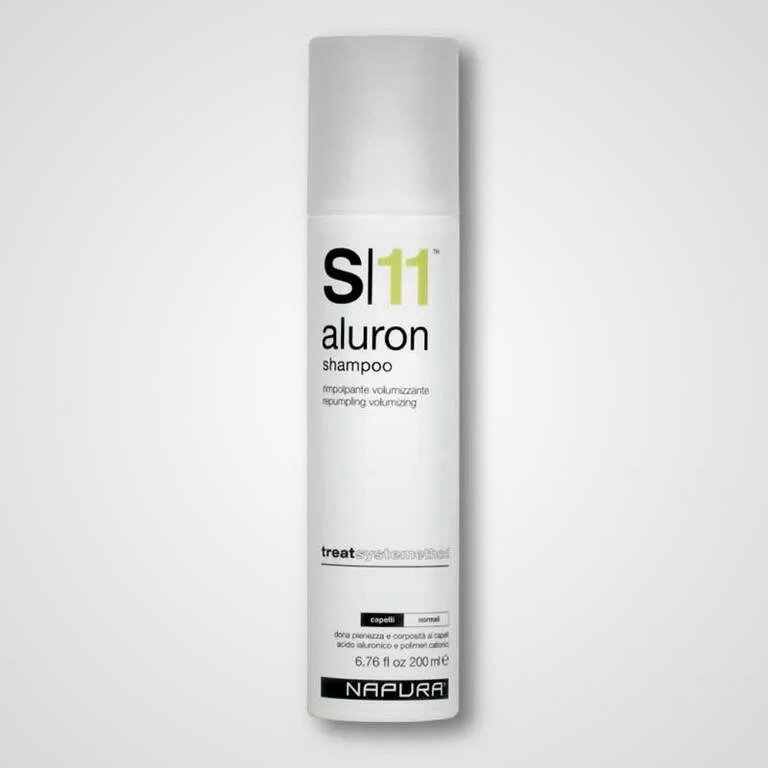 Гиалуроновый шампунь для объема и гидратации S11 200 мл Napura S11 Aluron Shampoo Шампунь 200 мл