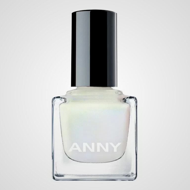 Лак для ногтей тон 318.90 Снежный с легким розовым перламутровым отблеском ANNY Nail Polish 318.90 Cool Dress Лак для ногтей 15 мл