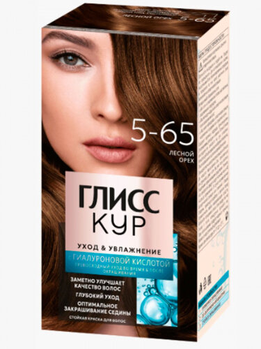 Краска для волос Глисс Кур (gliss Kur) , тон 5-65 Лесной орех