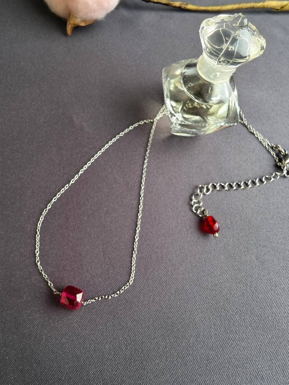 Колье, шпинель