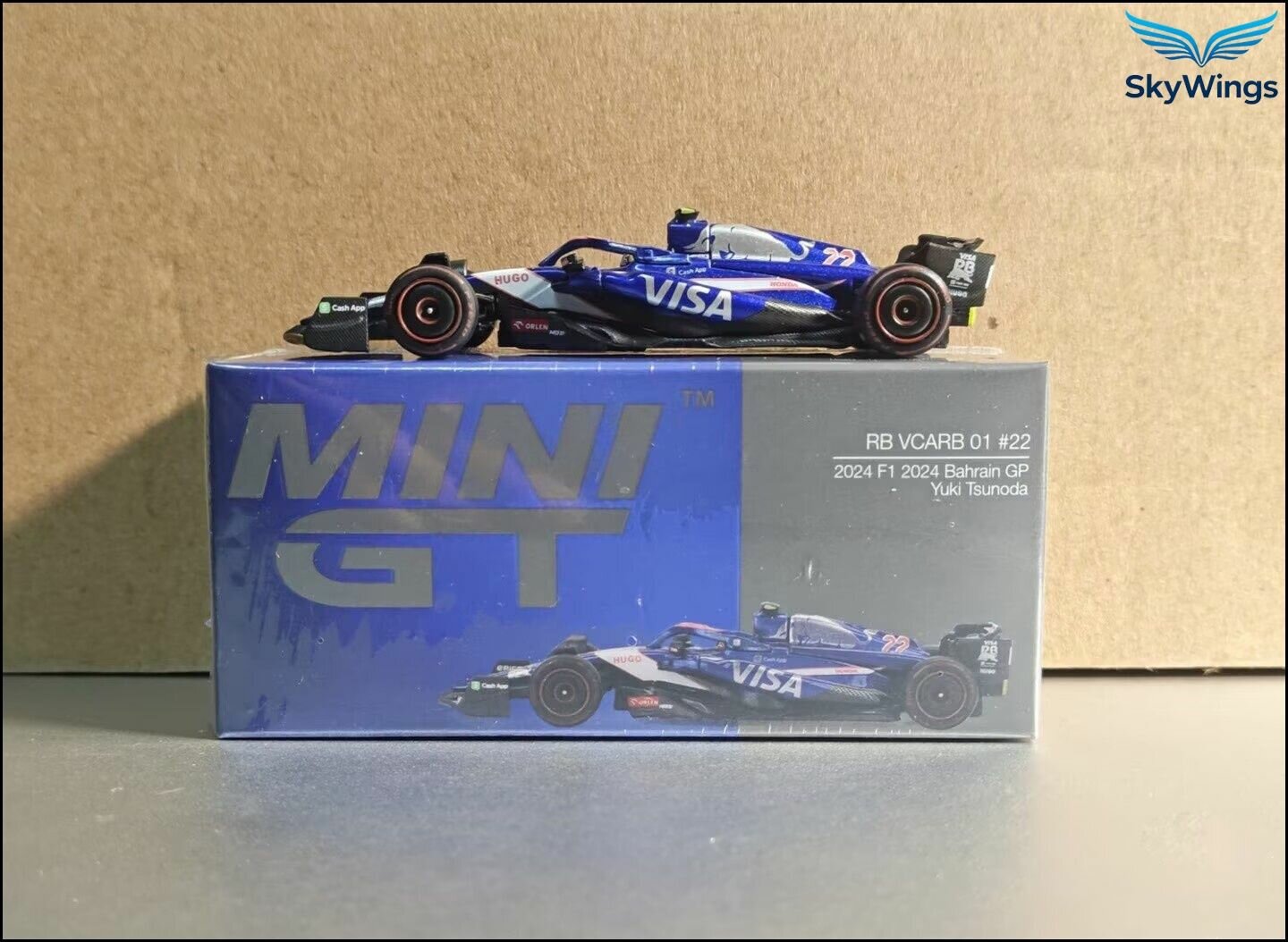 Эксклюзивная коллекционная модель MINI GT 1:64, литая машинка F1 VCARB 22, подарок для детей, артикул 1007
