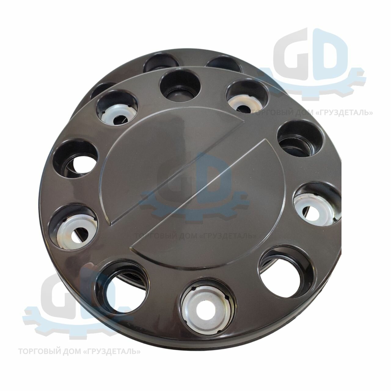 Колпак на колеса передний закрытый черный для Камаз / 2 шт, арт. 5460-3101061