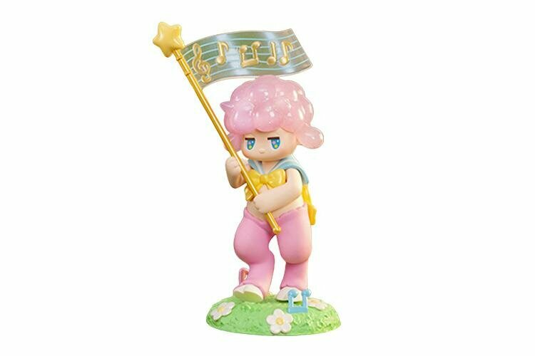 POP MART Punch Roselle SATYR Мистические боксы, Confirmed-Hidden Style-Flag Protector Elf (Open)