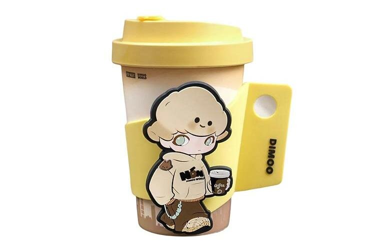 Кружка унисекс POP MART DIMOO Coffee Cups, оттенок yellow, Water Cup