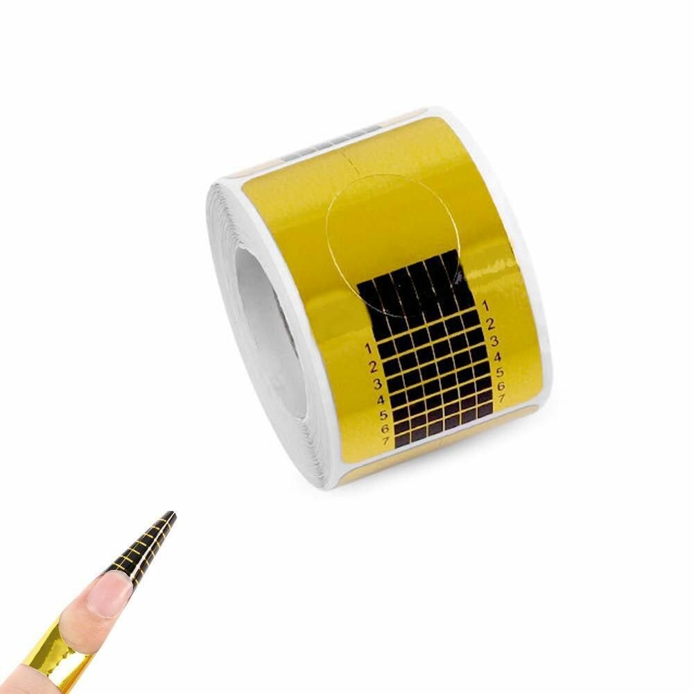 Инструмент для наращивания ногтей в французском стиле, гель-лак и бумажные формы с бабочками для маникюра