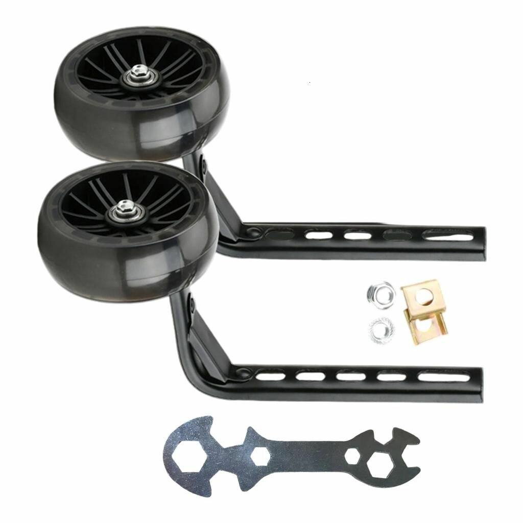 Детские стабилизирующие колеса для велосипеда, Черный