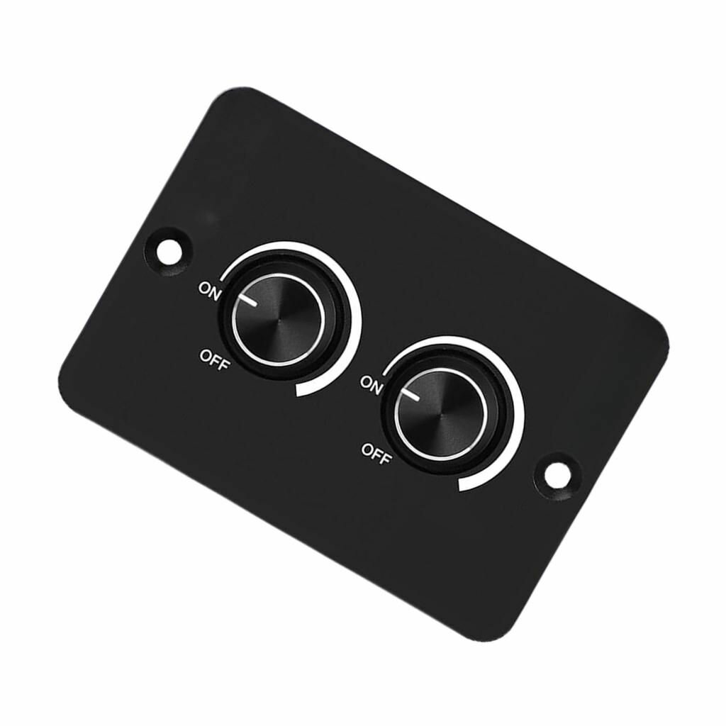 Тихий двухклавишный диммер для LED 12 В