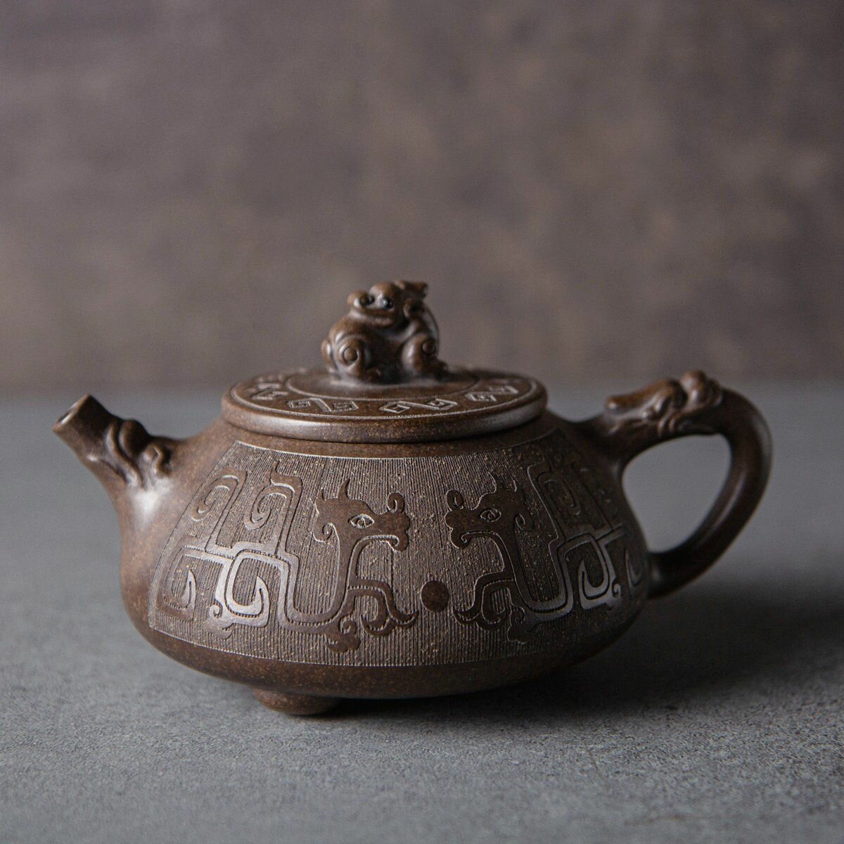 Чайник Лун Тян Пяо, исинская глина, 260мл.