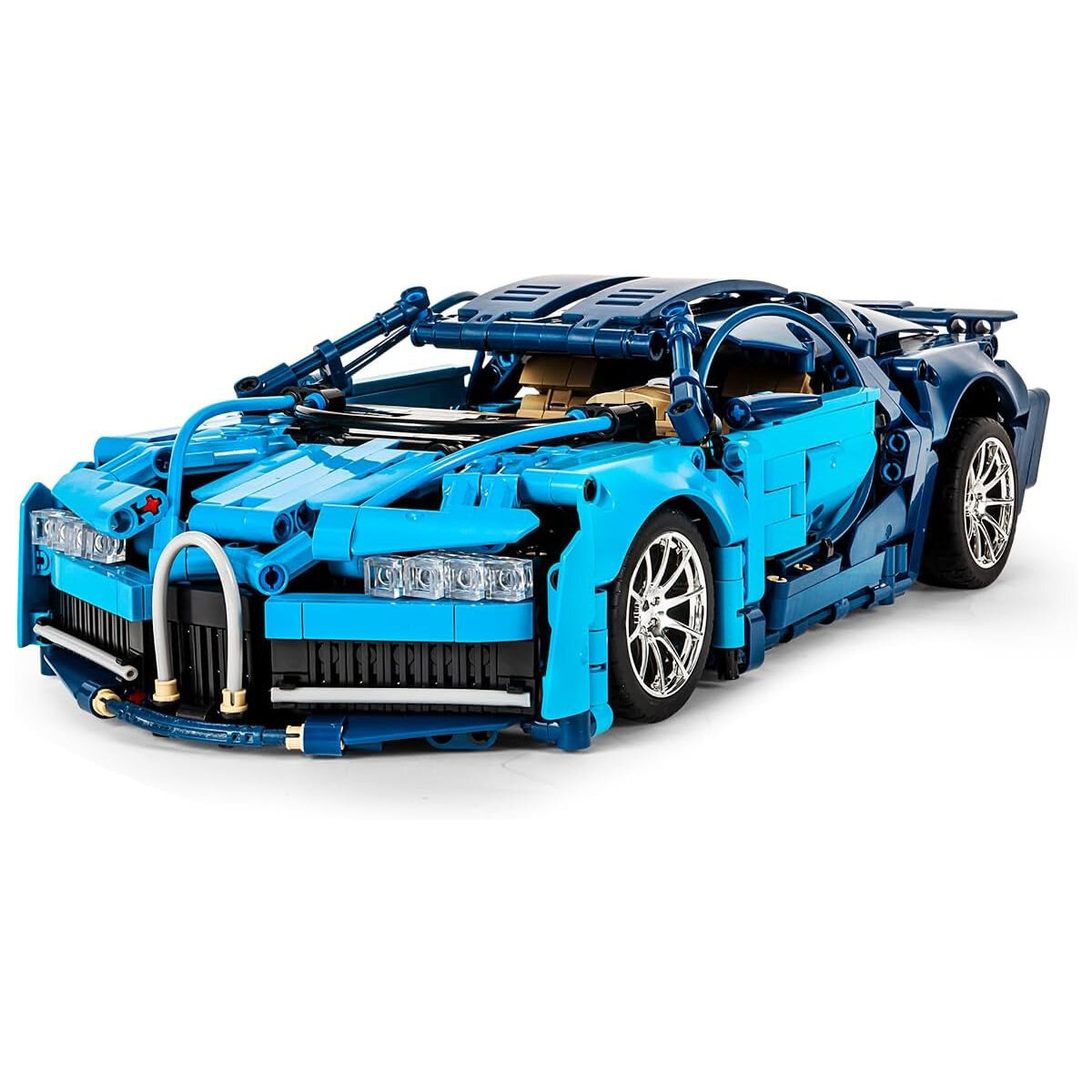 Набор строительных блоков Bluce Sports Car MOC, модель спортивного автомобиля в масштабе 1:14 (1355 деталей), лучший подарок для коллекционеров и тех, кто любит дарить подарки.
