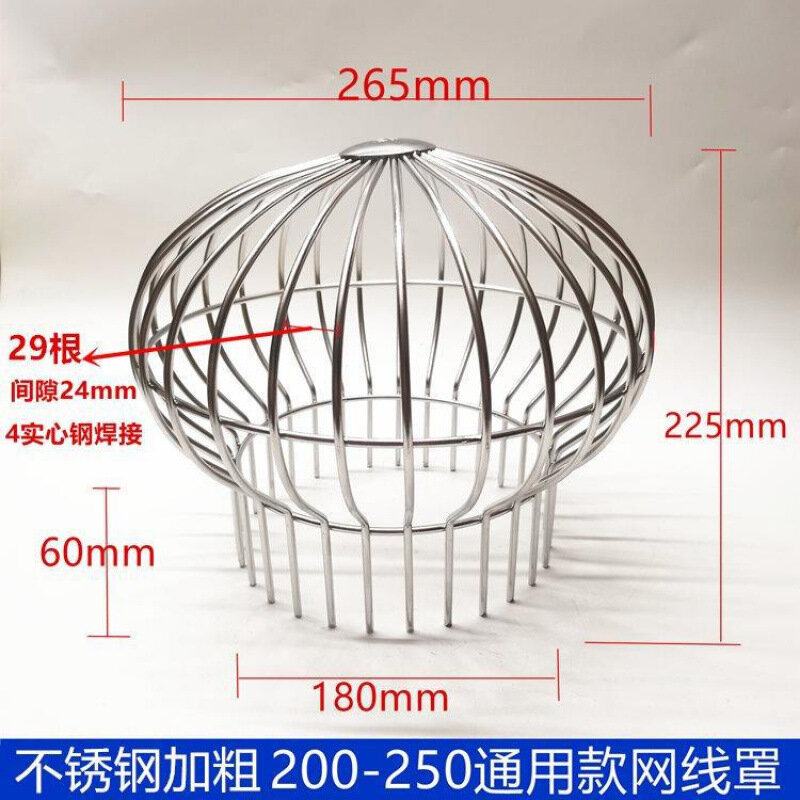 Напольный слив из нержавеющей стали для крыши с антиблокировочным фильтром для мусора, сепаратором отходов и крышкой для дождевой воды.